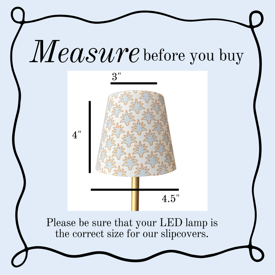 Lampshades for LED Cordless Lamp in Blue Green | Tablescape Decor ...